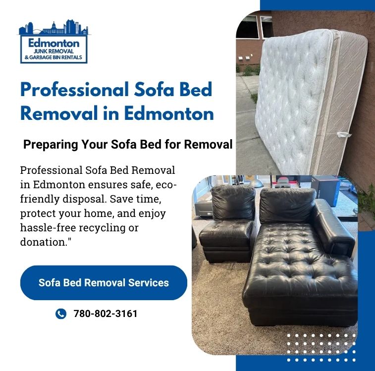Professional Sofa Bed Removal in Edmonton: Complete Guide